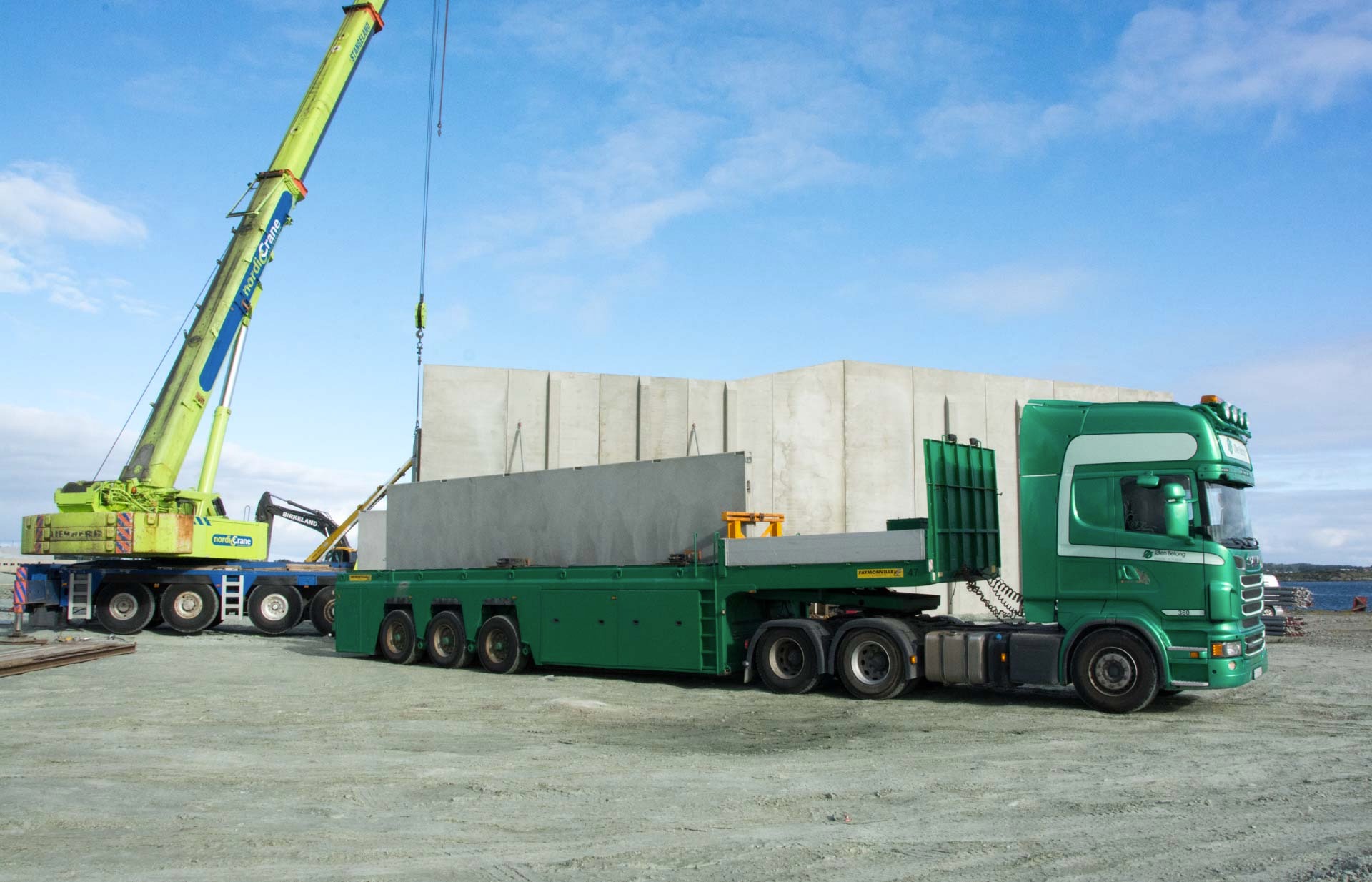 Transport all over the country - Ølen Betong