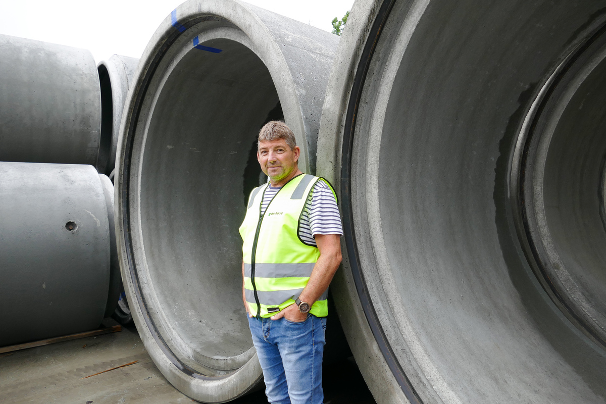 Leverer stor-rør til Nordland - Ølen Betong